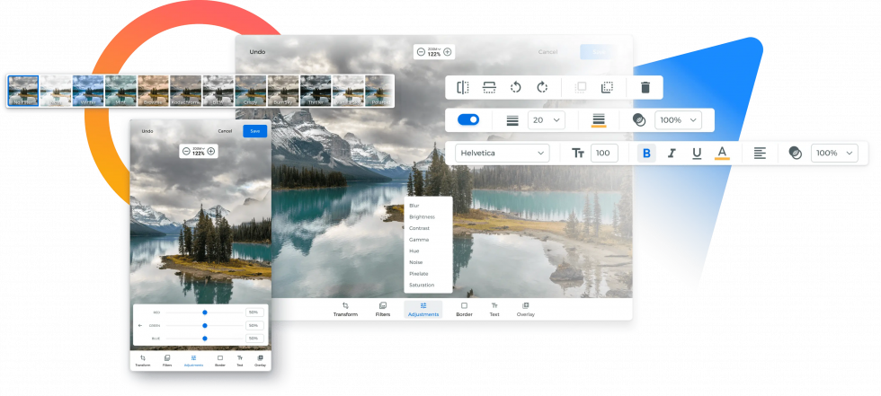 Filestack Docs | Transformations UI: Enhance Images Easily